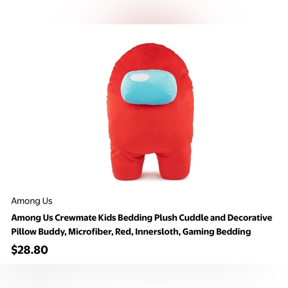 Among Us | Toys | Red And Blue Crewmate Plush Toy | Poshmark